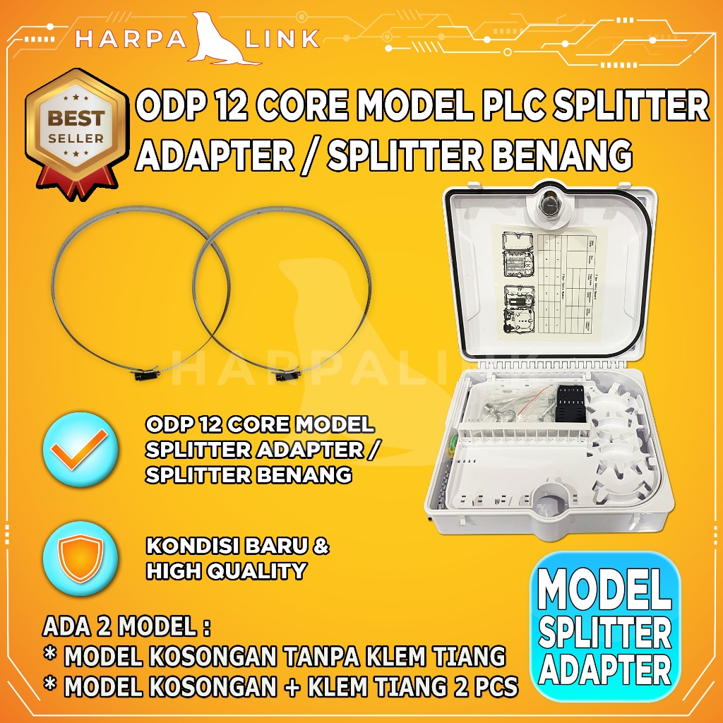 Jual ODP 12 Core Kosongan / ODP 12 Core Model PLC Splitter Adapter / Box ODP 12 Core FAT 12 Core ...