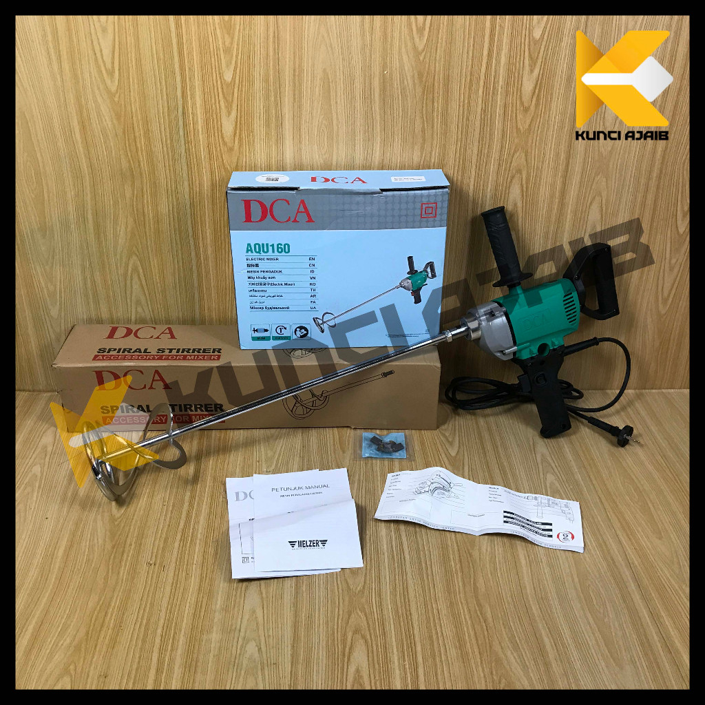 Jual DCA AQU160 Mesin Mixer Pengaduk Cat Adonan Kue Semen Alat Aduk ...