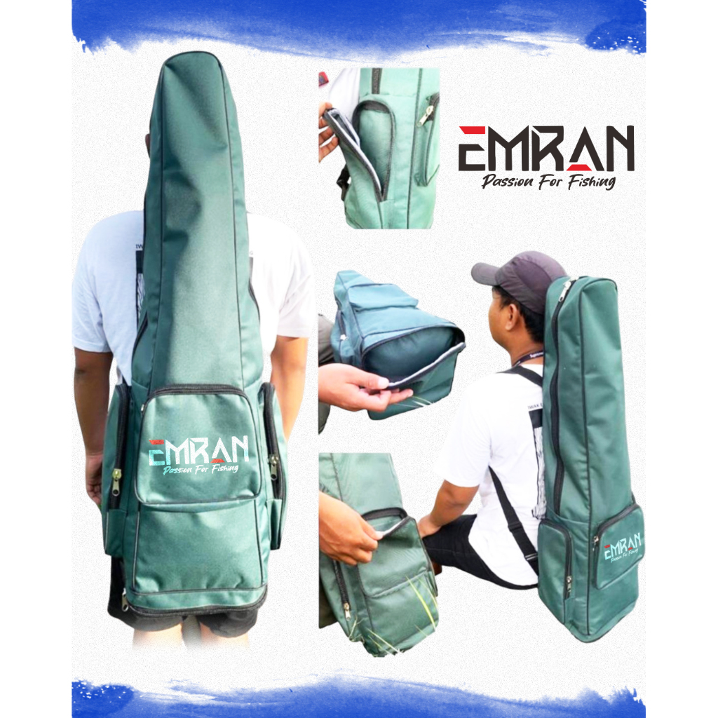 Jual Tas Pancing GENDONG BESAR Multi Berkualitas 90cm TERPAL TAHAN AIR ...