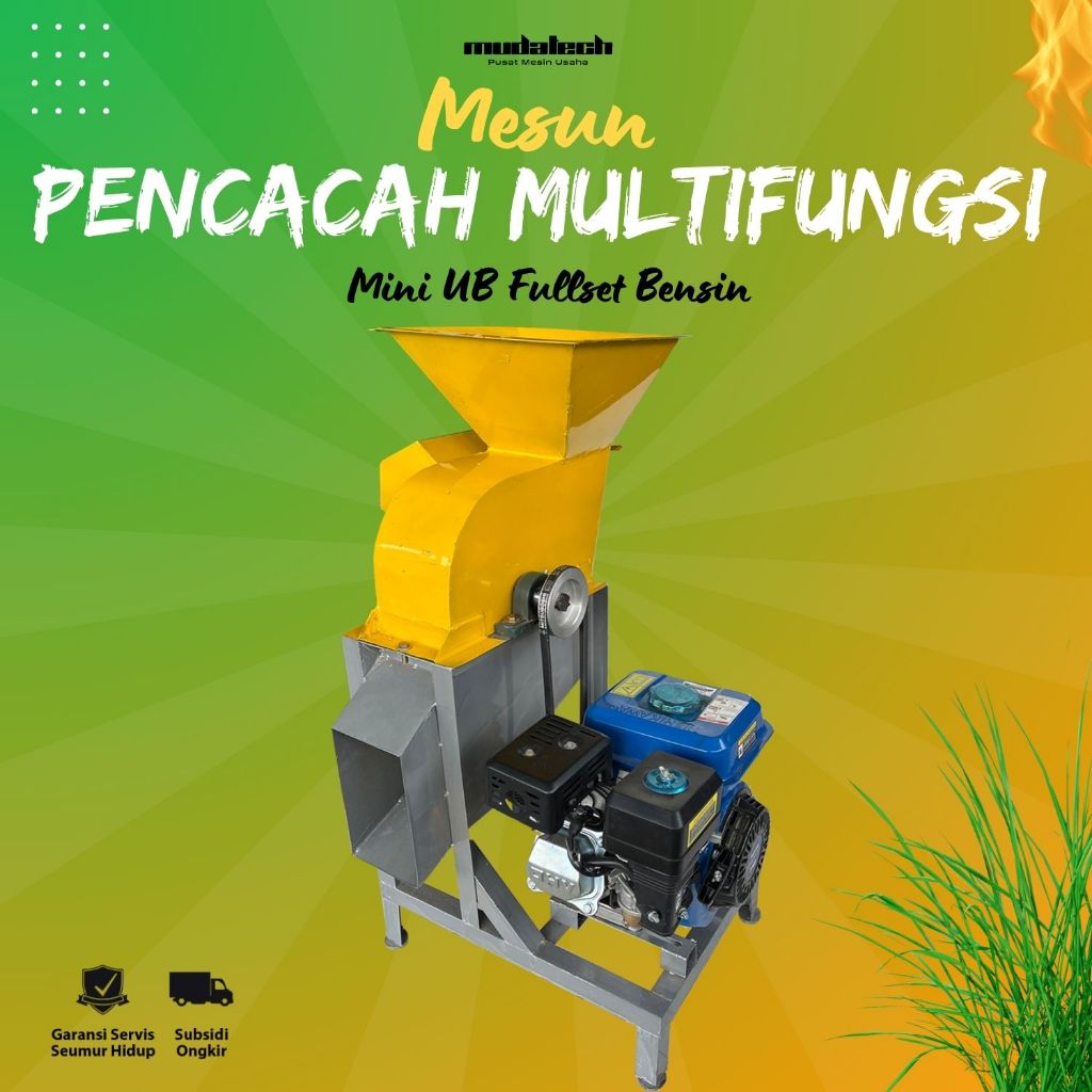 Jual Mesin Cacah Rumput Batang MINI - Multifungsi Pencacah Rumput Kecil ...