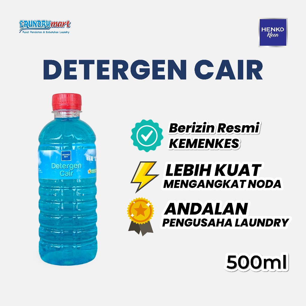 Jual DETERGEN CAIR SABUN LAUNDRY AMAN UNTUK BAJU BERWARNA KEMASAN 500 ...