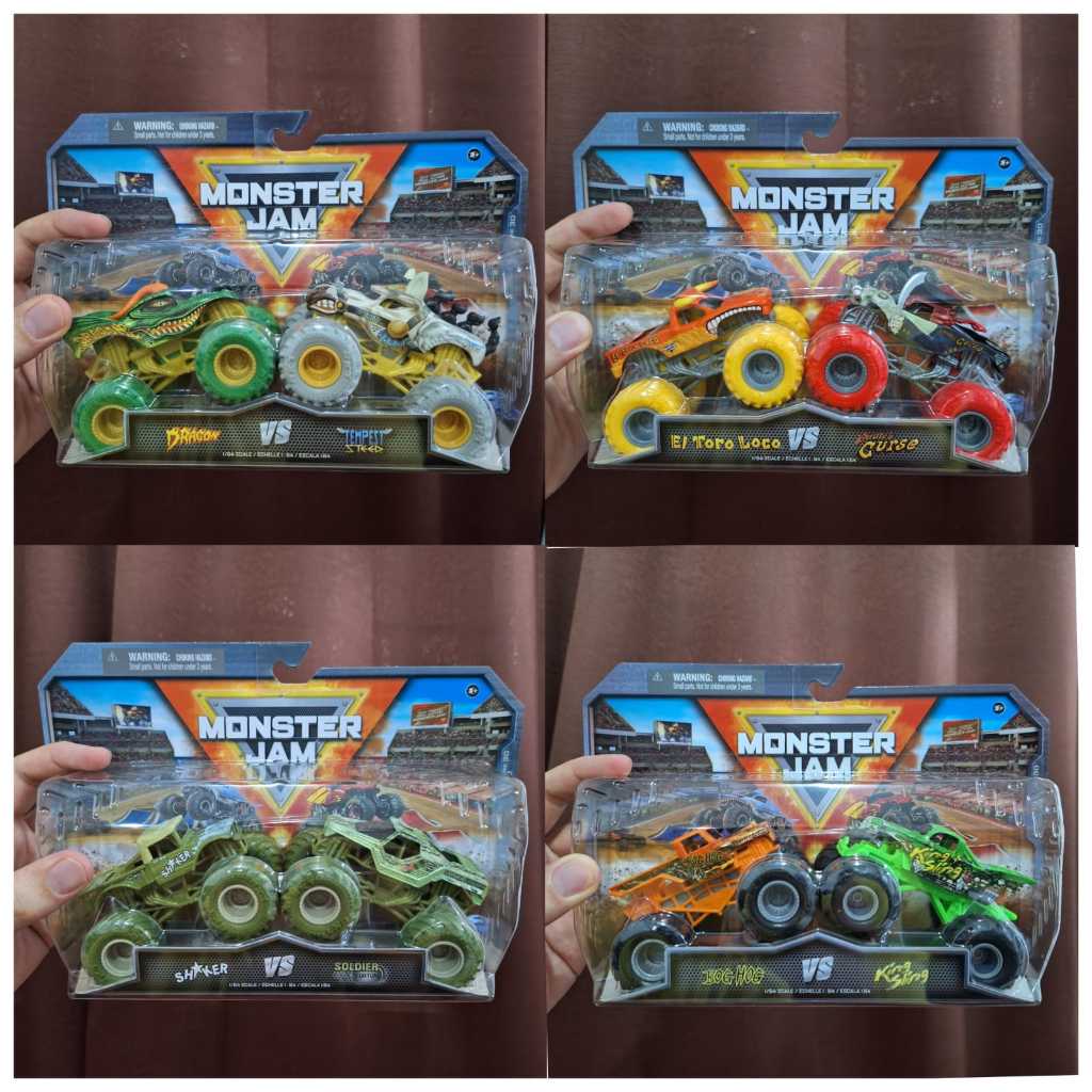 Jual Monster Jam Double Pack Original Spinmaster Skala 1:64 Seri 30 31 ...