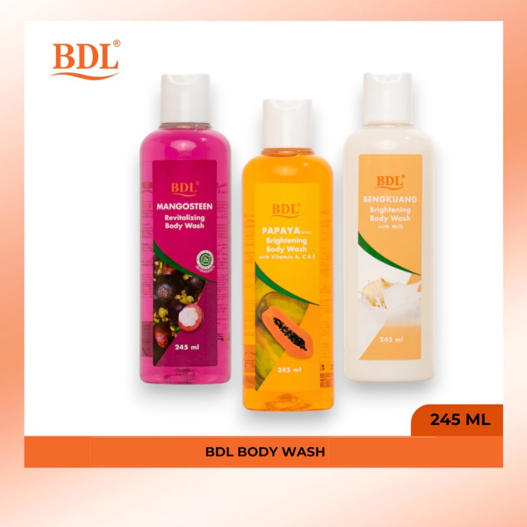 Jual BDL Brightening Body Wash Sabun Mandi With Vitamin A C E - 245mL | Shopee Indonesia
