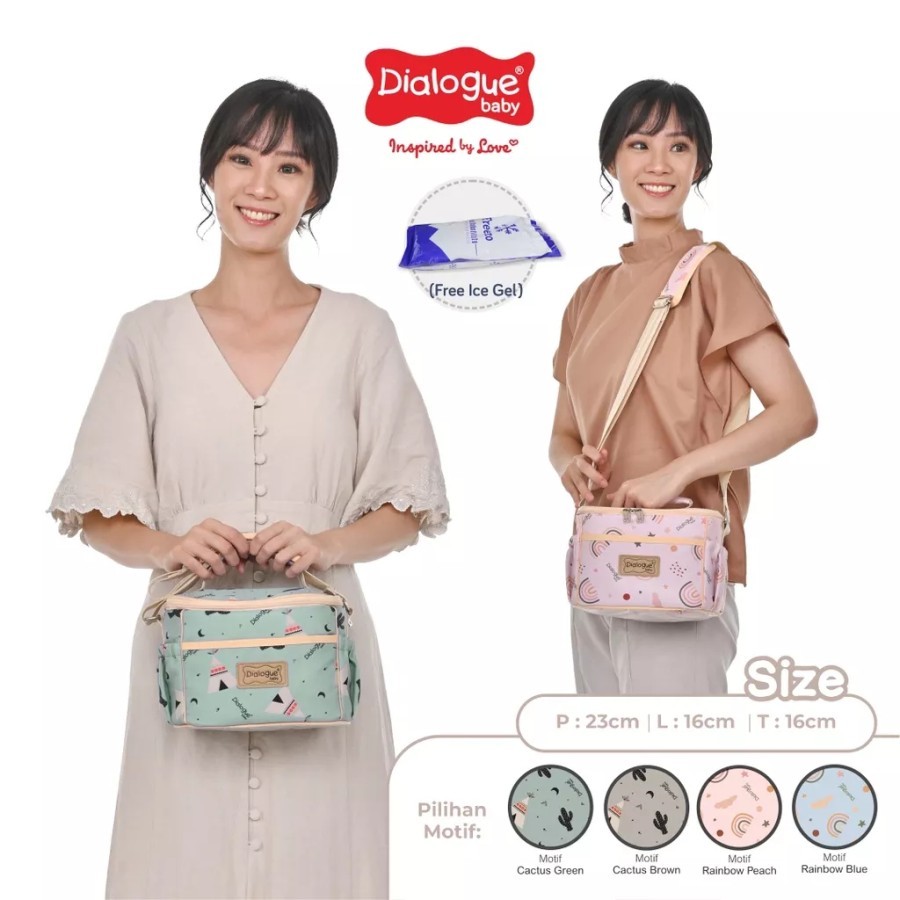 Jual Dialogue CoolerBag - Tas Thermal Cooler Bag Susu Asi | Shopee ...