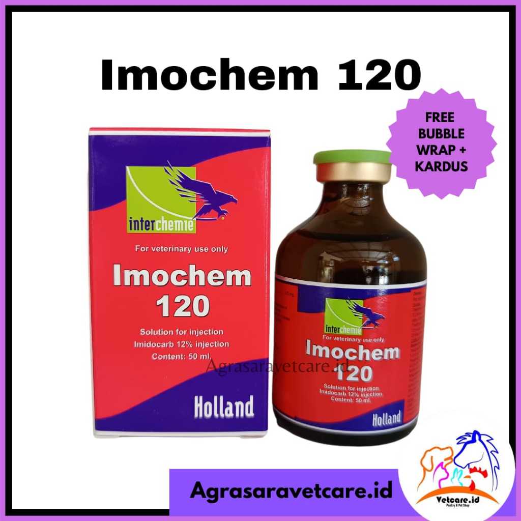 Jual Imochem 120 50 ml LIKE IMIDOX-120 - Obat Anti Parasit (Imidocarb ...