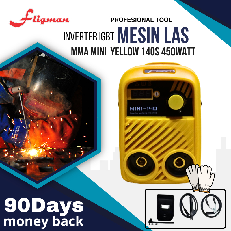 Jual Orinal Mesin Las Mini 140s Trafo Las Listrik Inverter MMA 450 Watt ...