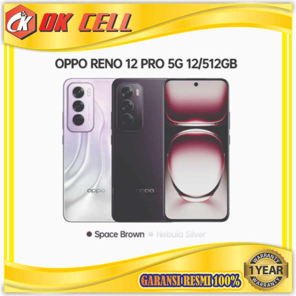 Jual Oppo Reno 12 5G 12/256GB [Garansi Resmi Oppo Indonesia] | Shopee Indonesia