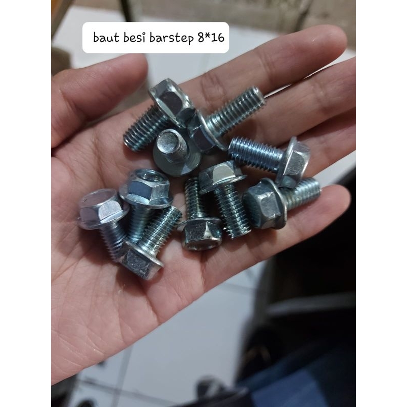 Jual BAUT BESI BARSTEP 8x16 ISI 10PC | Shopee Indonesia