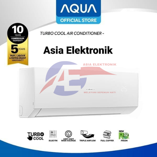 Jual AC AQUA AQA-KCR05FQAL | AC AQUA 1/2 Pk | Shopee Indonesia