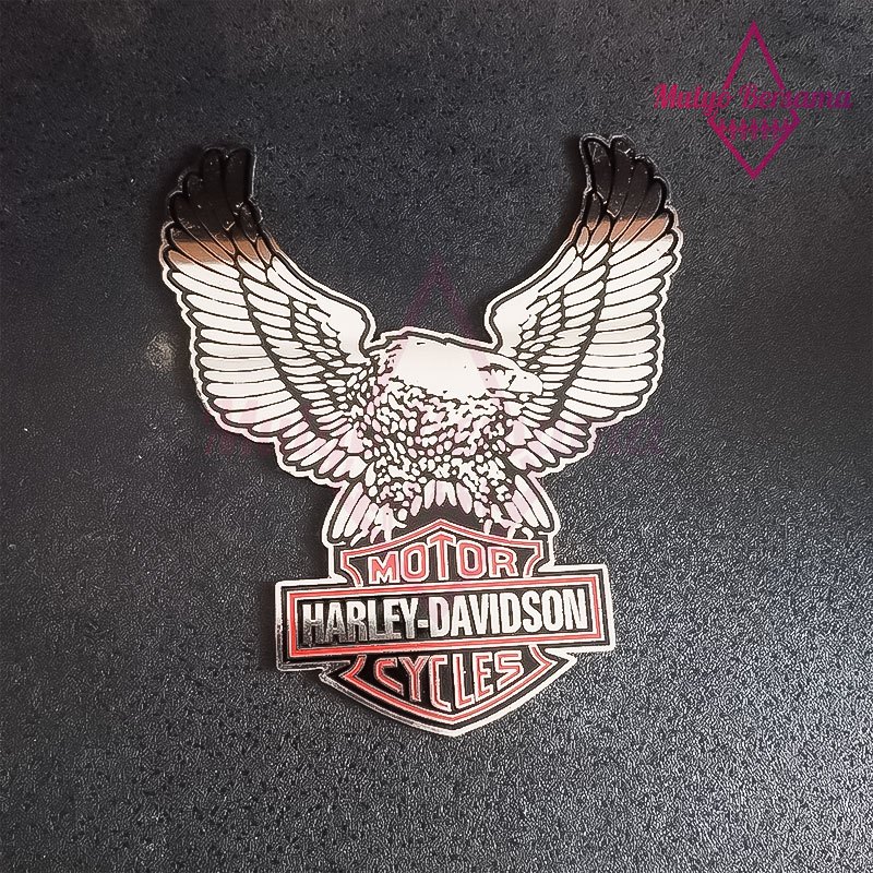 Jual Plat Emblem Harley Davidson Motorcycles Emblem Model Burung Garuda ...