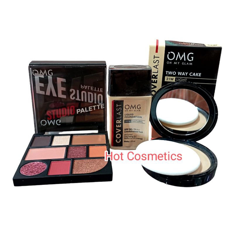 Jual Paket Make Up OMG | Bedak TWC | Eyeshadow Palette | Foundation 100 ...