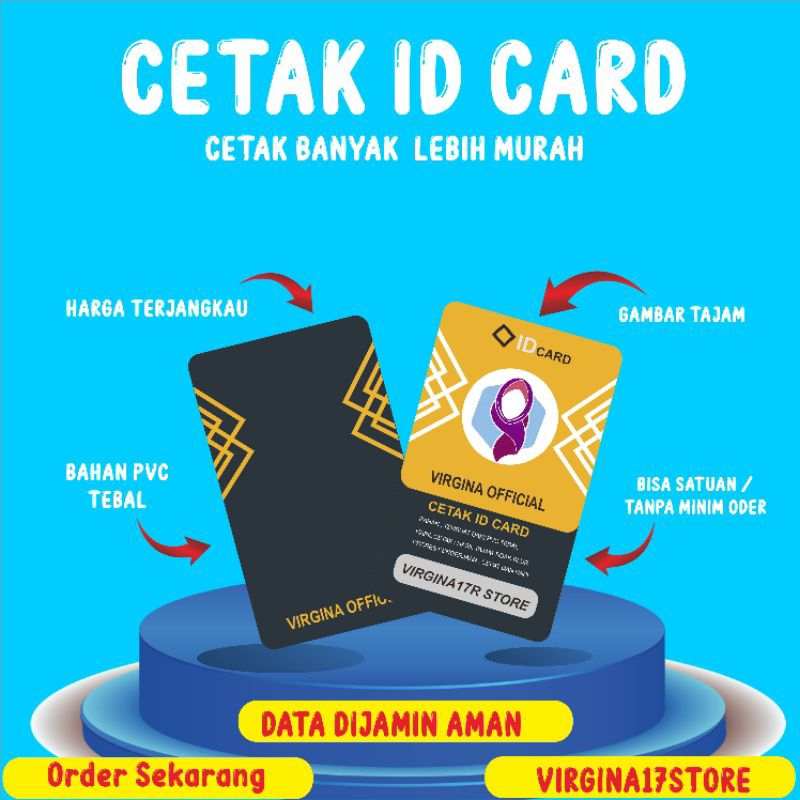 Jual CETAK ID CARD MURAH BAGUS HASIL TAJAM | Shopee Indonesia