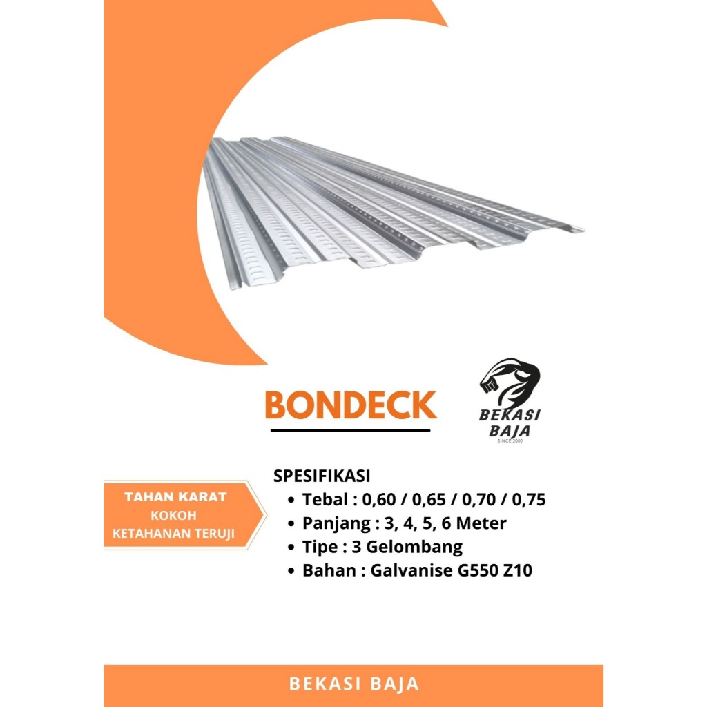 Jual BONDEK / BONDECK / FLOOR DECK 0.65 | Shopee Indonesia