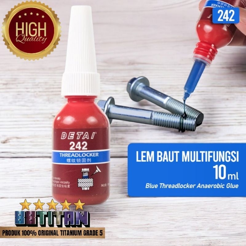 Jual Lem Baut Titanium Locetite Locktite Thread Locker Stainless Baja ...
