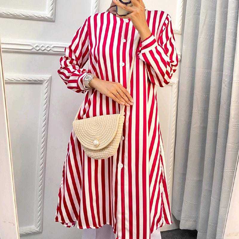 Jual Tunik Spesial Lebaran Bahan Poly Rayon Lengan Panjang | Shopee ...