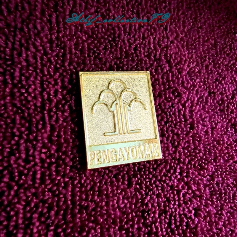 Jual Pin Pengayoman Magnet Bahan Logam Tebal Plus Box Pin Kemenkumham ...