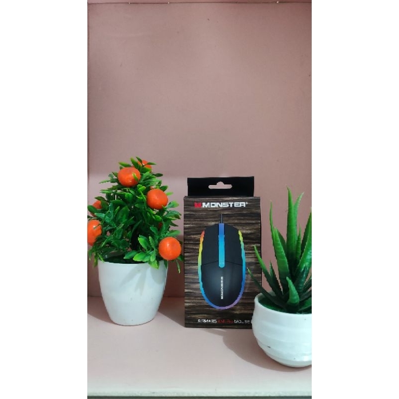 Jual Monster KM 1 Pro Mouse Kabel Wired Gaming | Shopee Indonesia