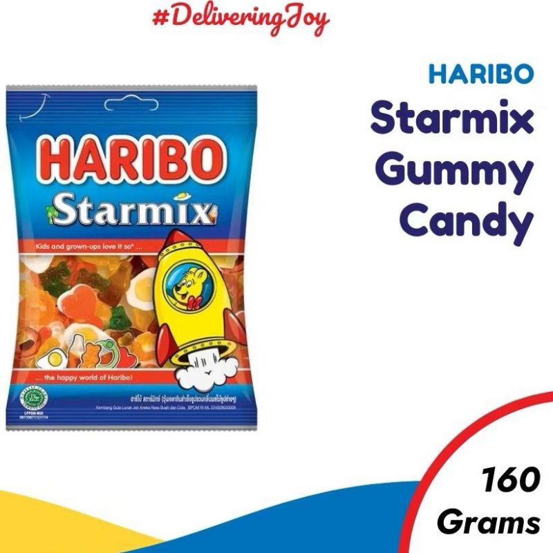 Jual Haribo Starmix Gummy Candy Permen 160 gr | Shopee Indonesia