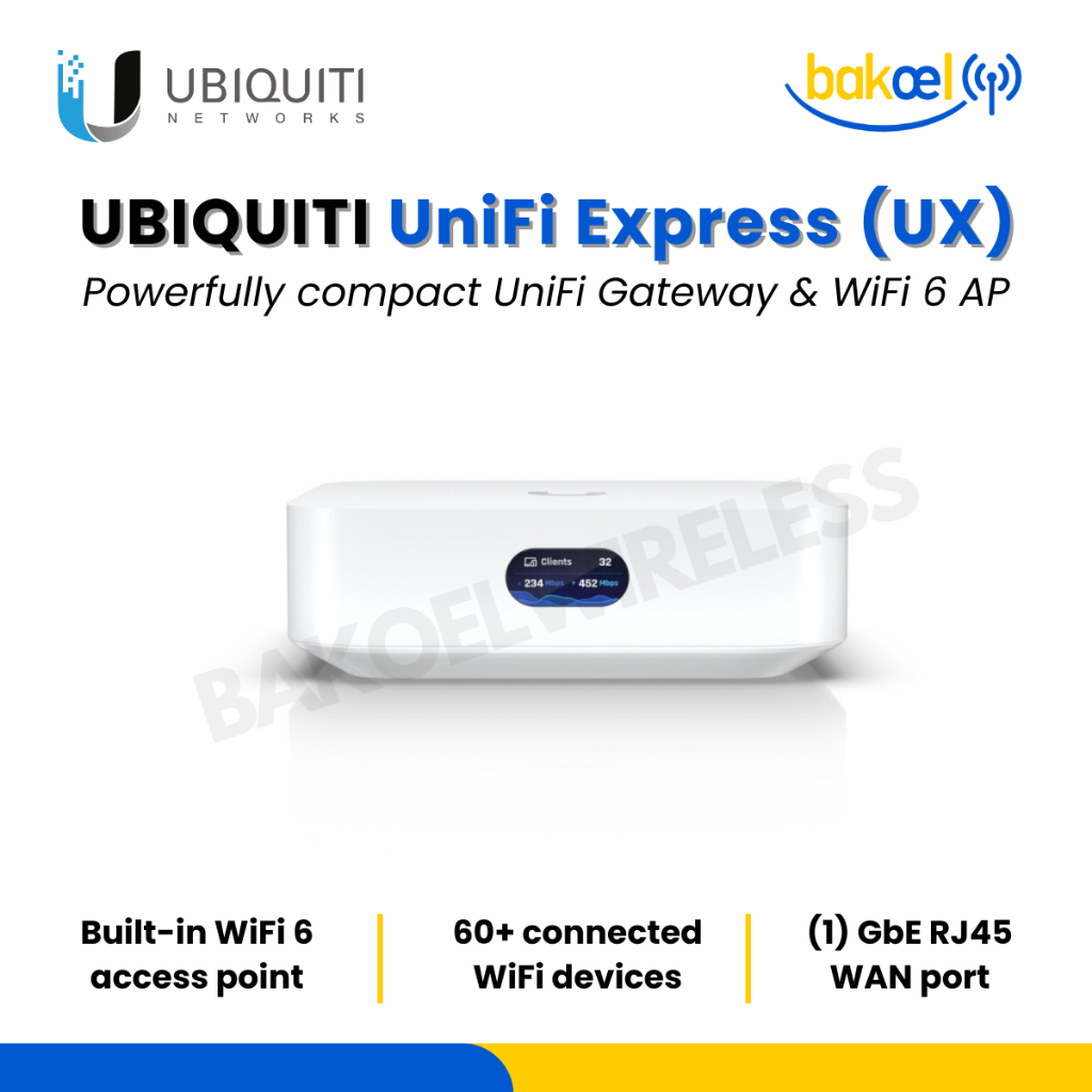 Jual Ubiquiti UniFi Express UX UniFi Cloud Gateway and WiFi 6 Access Point | Shopee Indonesia