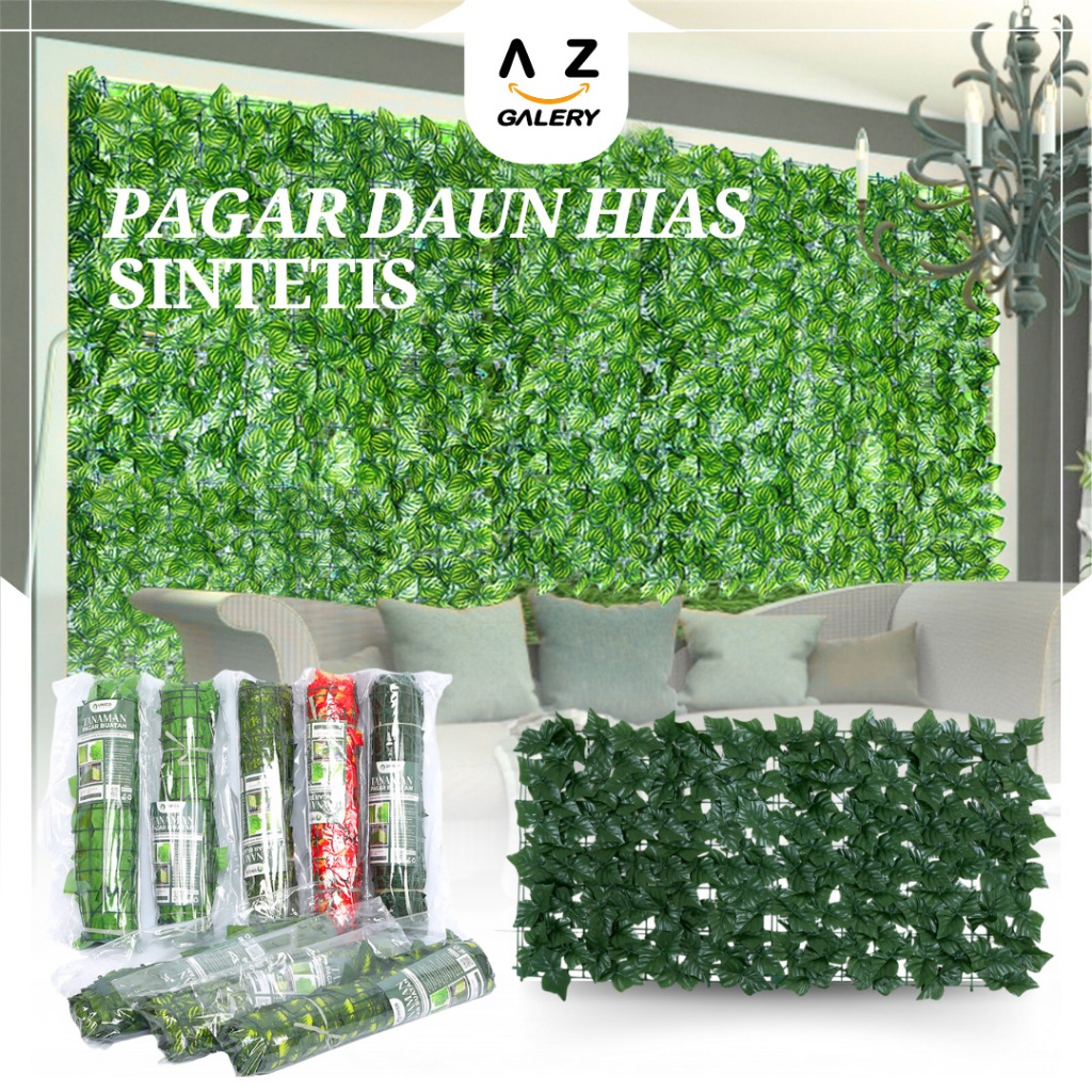 Jual Pagar Daun Hias Sintetis Tanaman Pajangan Dinding Pagar Dekorasi ...