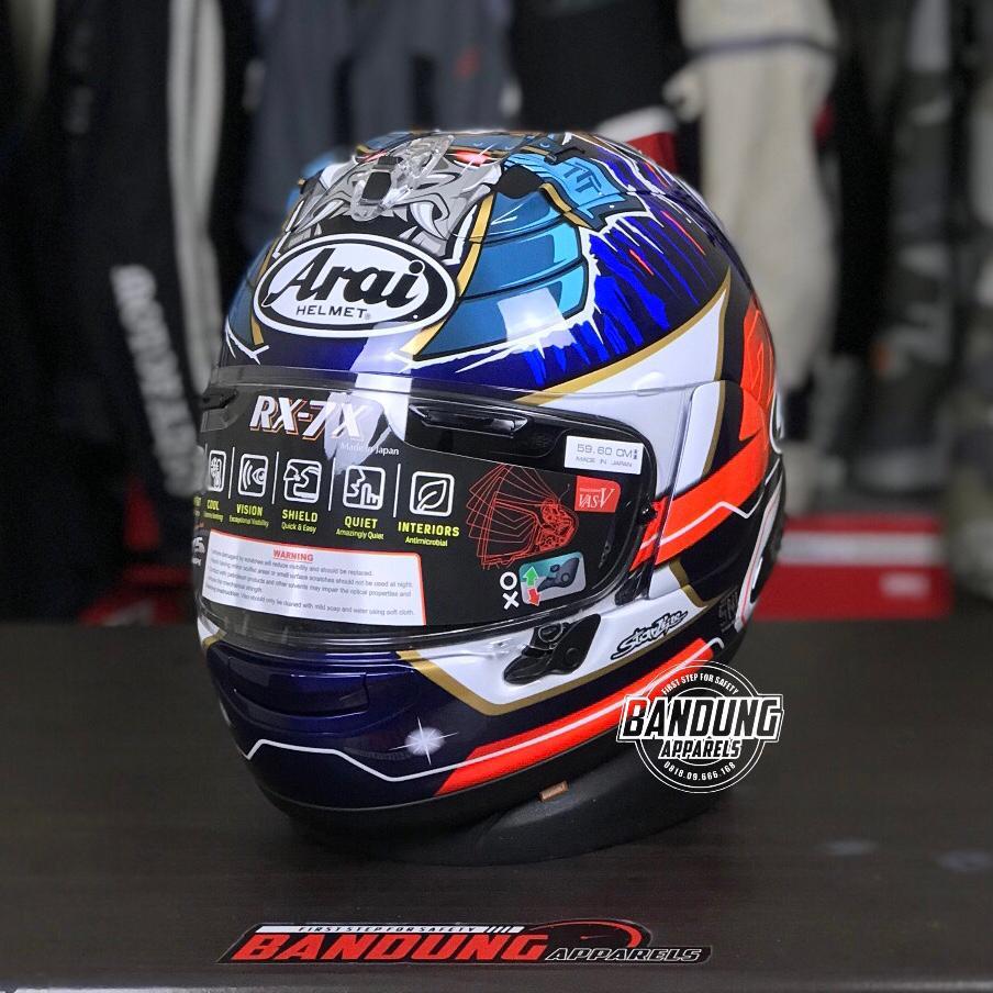 Jual Arai RX7X Pedrosa Shogun 2024 New Motif RX-7X Pedrosa Shogun SNI ...