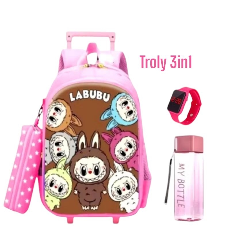 Jual Troly labubu troly anak anaktas sekolah anak TK SD | Shopee Indonesia