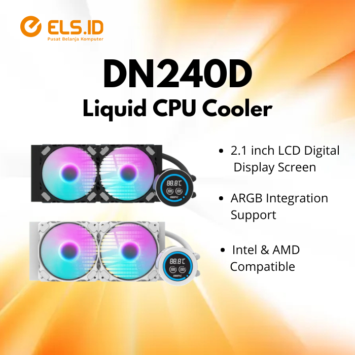 Jual darkFlash Nebula DN240D Liquid CPU Cooler [Support Intel & AMD ...