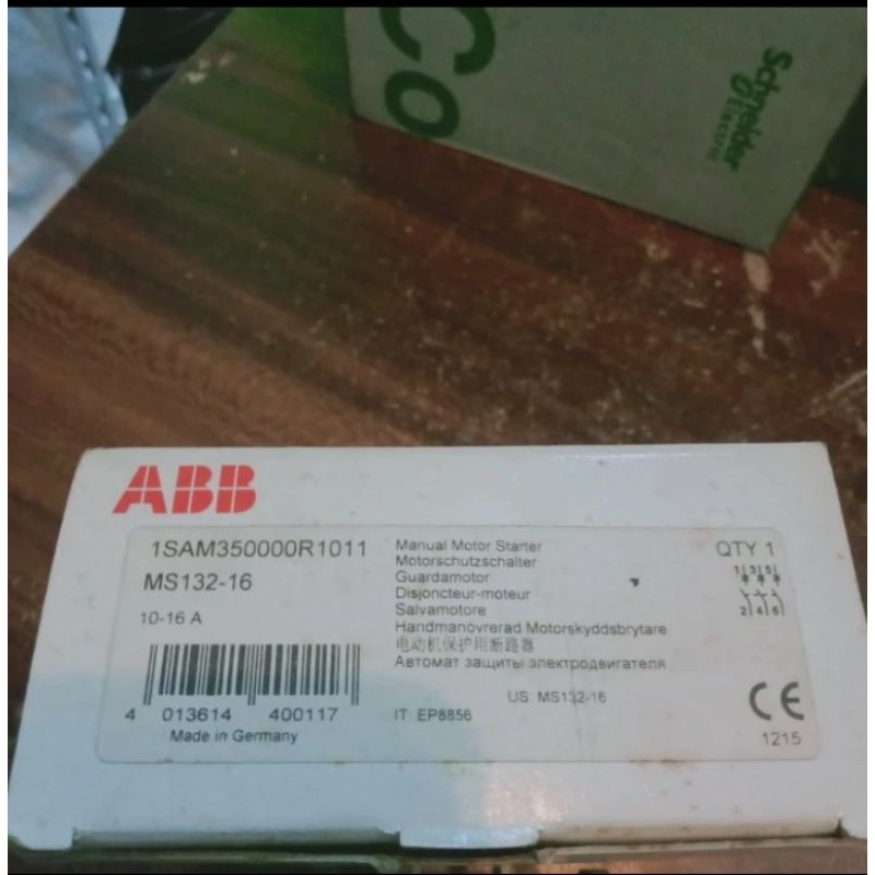 Jual MANUAL MOTOR STARTER ABB MS132-16 1SAM250000R1011 10-16A ORIGINAL ASLI | Shopee Indonesia