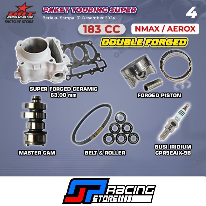 Jual Paket Bore UP Nmax/Aerox - Block Ceramic - Piston - Roller VBelt ...