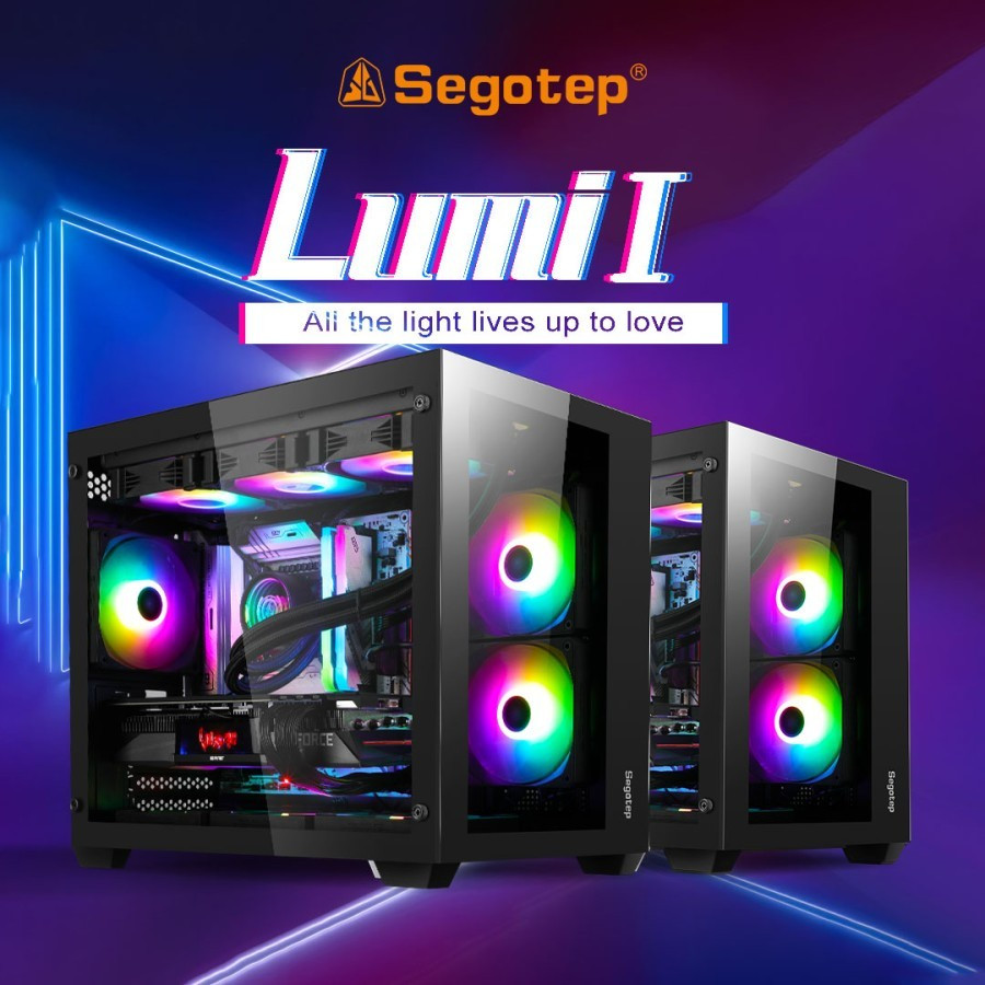 Jual CASE SEGOTEP LUMI - M-ATX / Casing Gaming | Shopee Indonesia