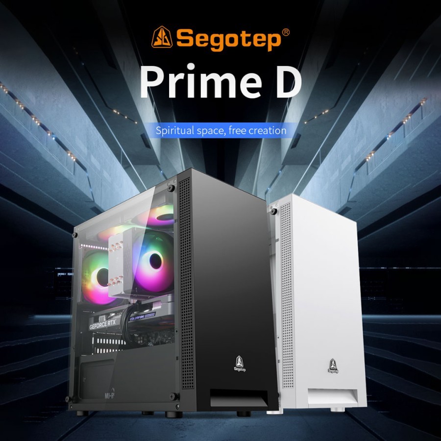 Jual Casing PC Segotep Prime D M-ATX Minimalist and Clean Office casing ...