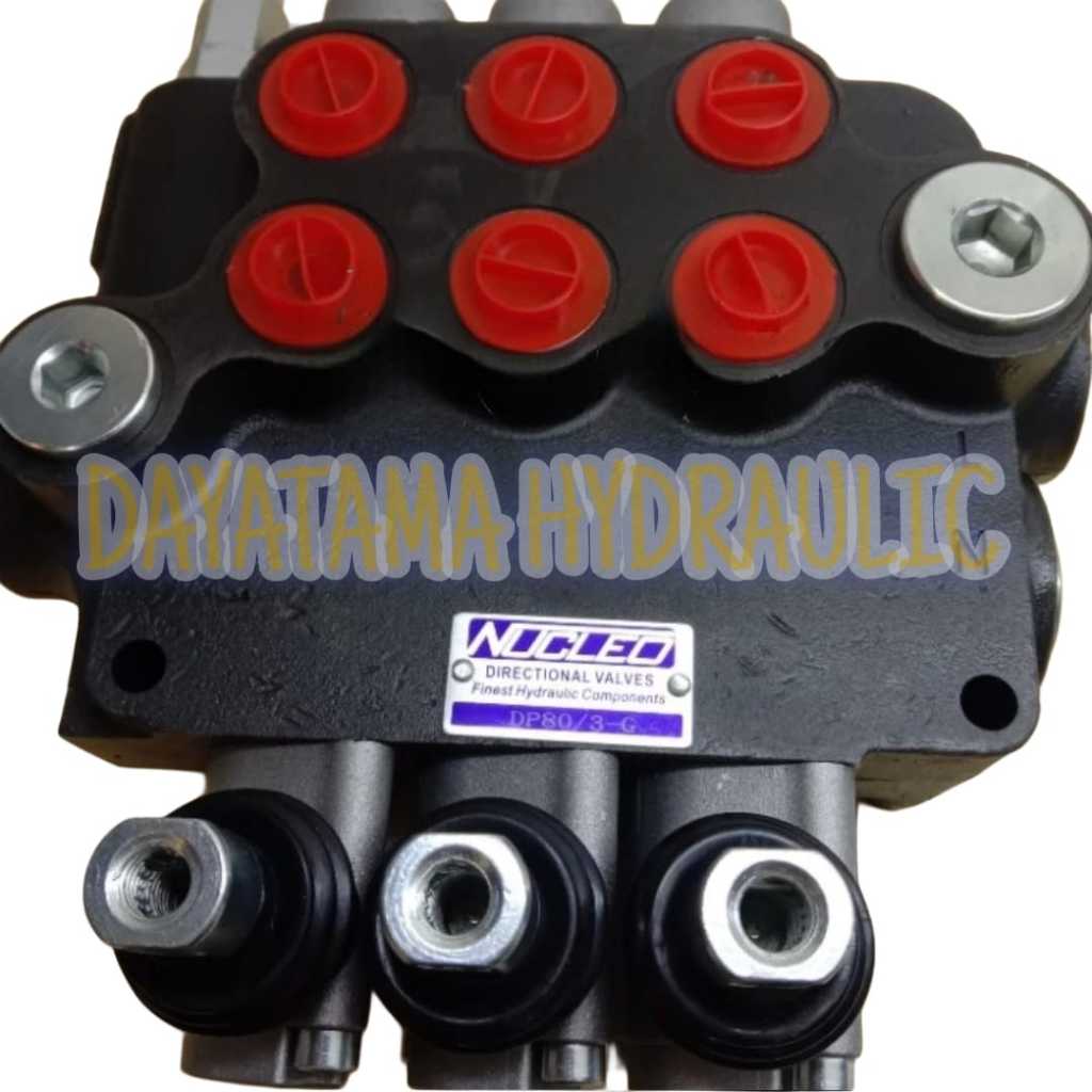 Jual DP80 / 3P HAND CONTROL VALVE HYDRAULIC 80LPM 3P - NUCLEO | Shopee ...