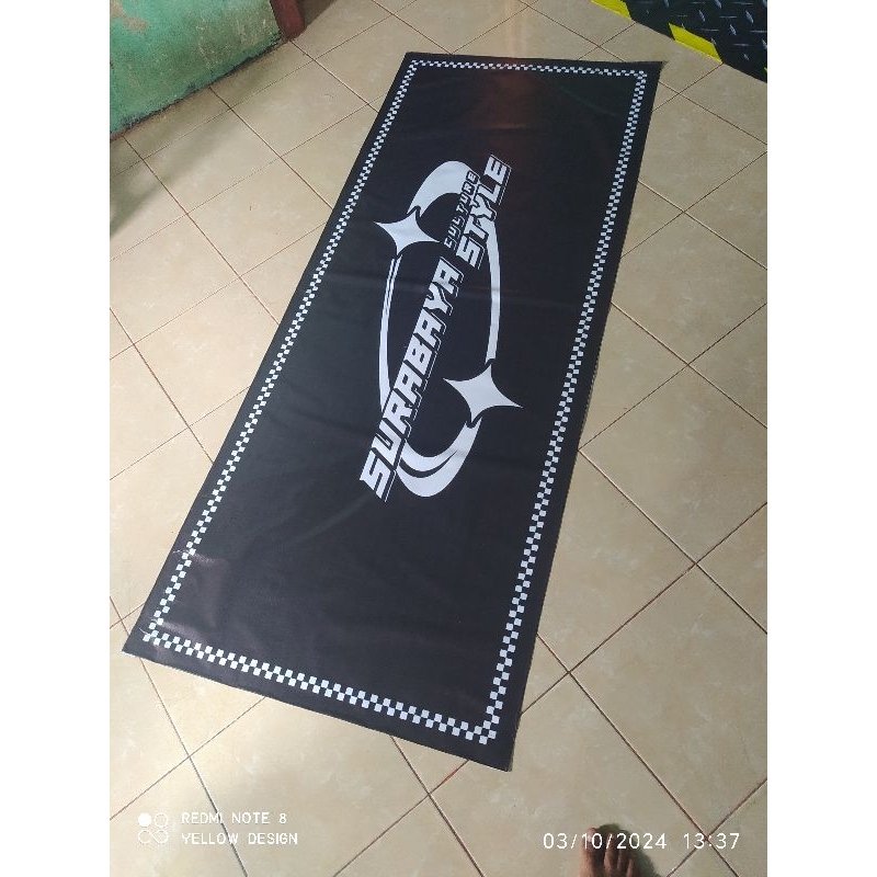 Jual BANNER KARPET ALAS MOTOR KONTES CUSTOM | Shopee Indonesia