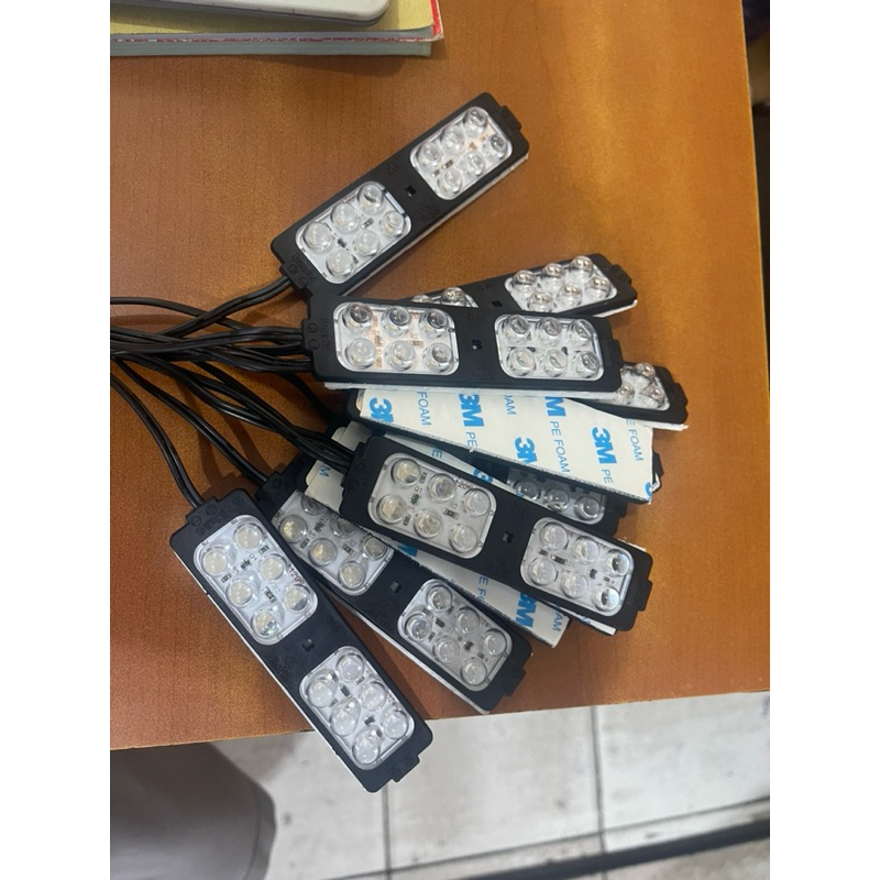 Jual Lampu Kolong Plasma 12Mata DC 12V 24v Universal - Lampu LED 12Mata ...