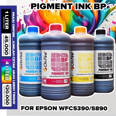 Jual TInta Onfire BP Pigment Epson WFC5390 WFC5890-Tinta Pigment Epson ...
