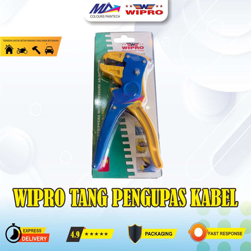 Jual Tang Pengupas Kabel WIPRO / Kupas Kabel / Automatic Wire Stripper | Shopee Indonesia