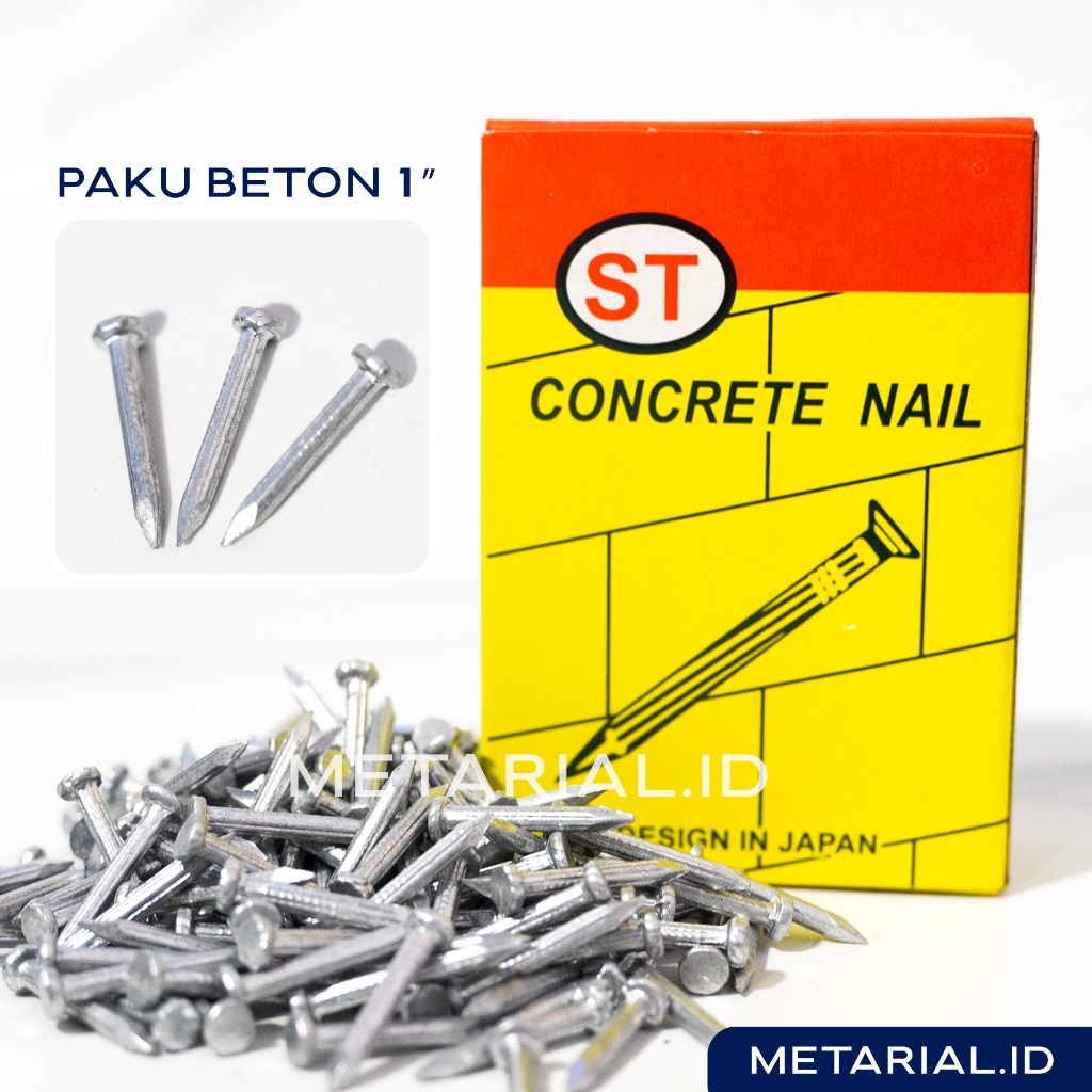 Jual Paku Beton Tembok 1 inch Putih | Concrete Nails ST / AP / YS / BW ...
