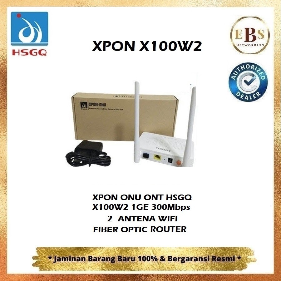 Jual HSGQ X100W2 XPON ONU Router 300Mbps Fiber Opitk X100 W2 | Shopee ...