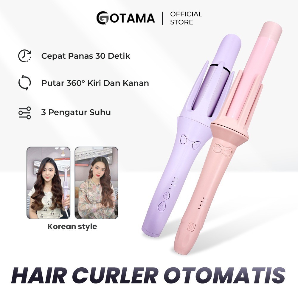 Jual Gotama Hair Curler/Catokan Rambut Keriting/Catokan Curly Otomatis HC-02 | Shopee Indonesia