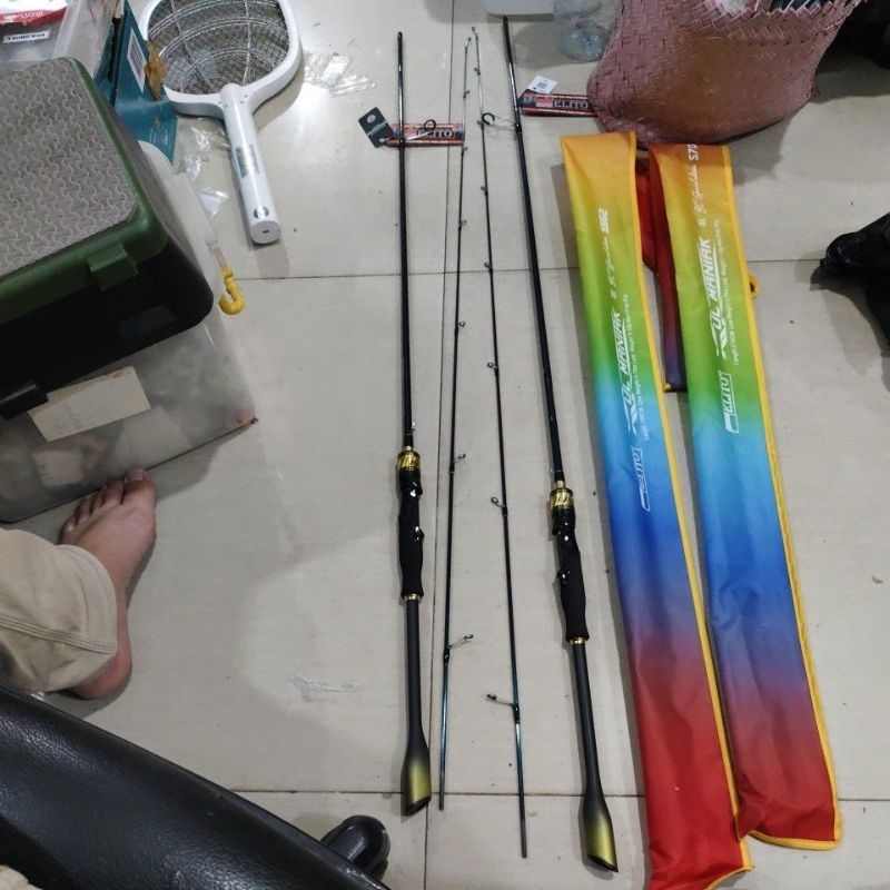 Jual joran pancing elito ul maniak gen 3 662 atau 702 solid carbon ...