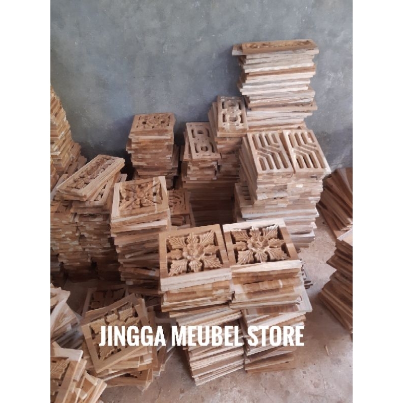 Jual Ornamen Kayu Ukir loster jati roster jati loster ukir ukiran kayu ...