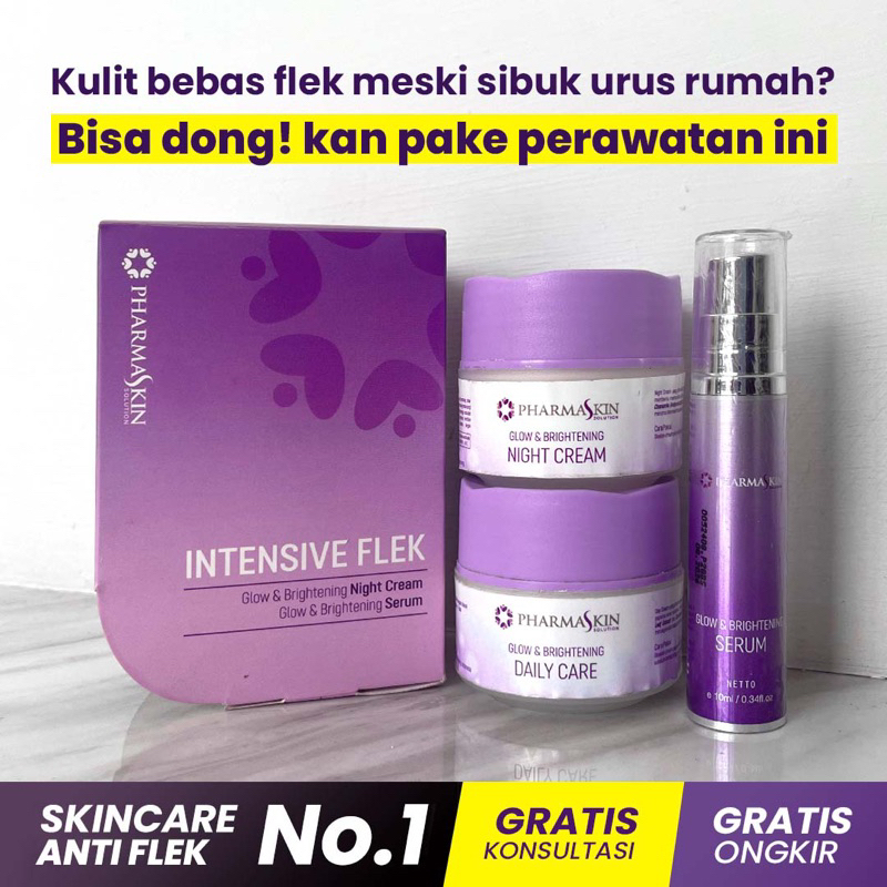 Jual Paket Intensive Flek Daily by Pharmaskin - Niacinamide, AHA & Whitening Booster Atasi Flek ...