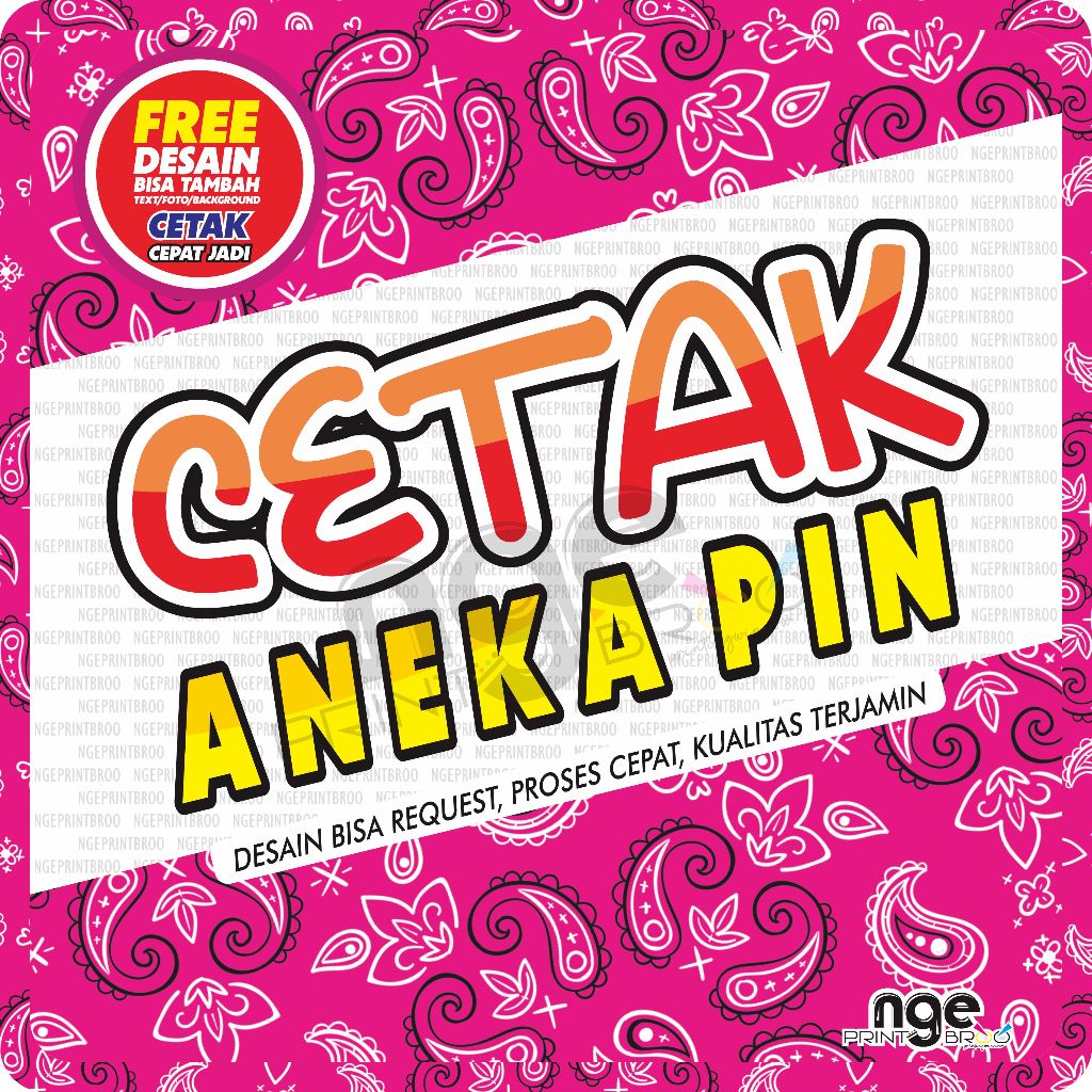 Jual CETAK PIN / PIN CUSTOM / PIN ACARA / PIN KOMUNITAS / PIN LOGO ...