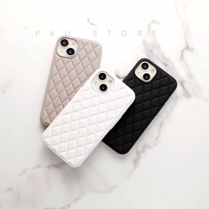 Jual PKU STORE Case Anti Jamur Bludru Diamond Rhombic for iPhone 15 Pro ...