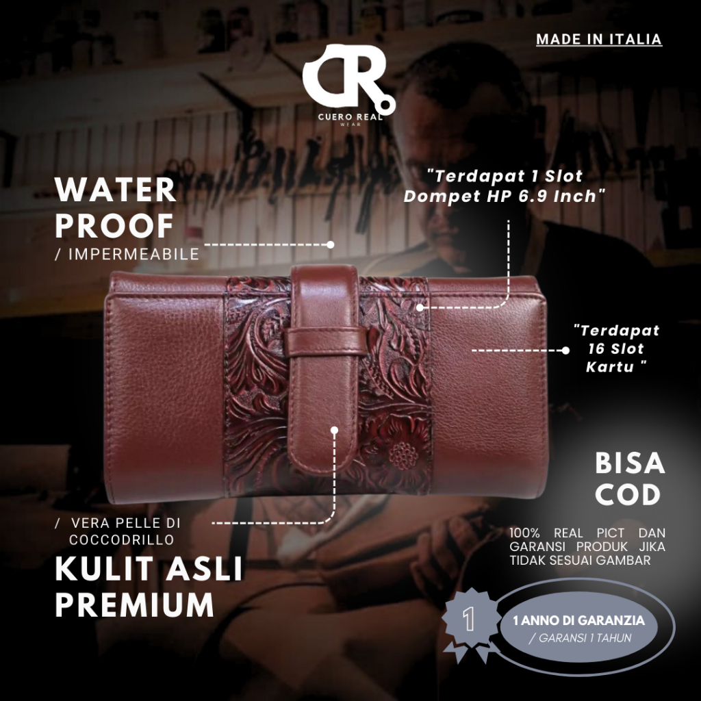 Jual Dompet Donpet Panjang Cewek Wanita Lipat Motif Batik Bergaransi ...