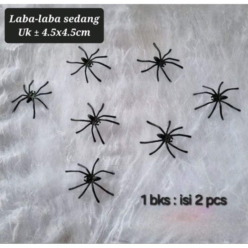 Jual MAINAN Laba Laba Palsu | Spider toys Mainan Prank Halloween ...