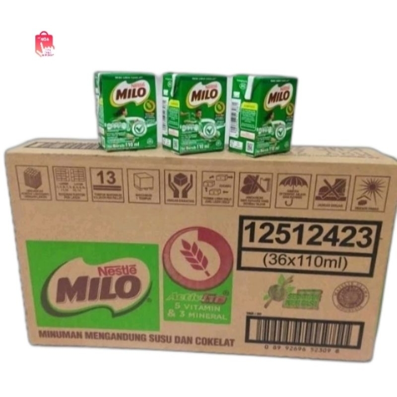 Jual Nestle Milo ActivGo Minuman Mengandung Susu Dan Cokelat 110ml (1 ...