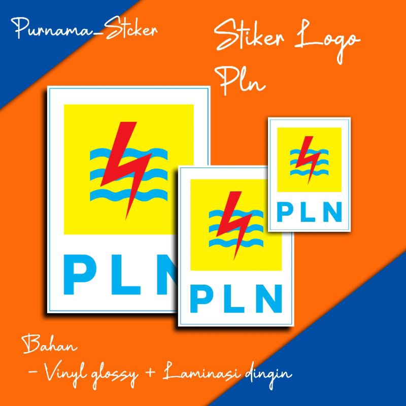 Jual Stiker logo PLN Bahan vinyl A4/A5/A6/7x10cm | Shopee Indonesia