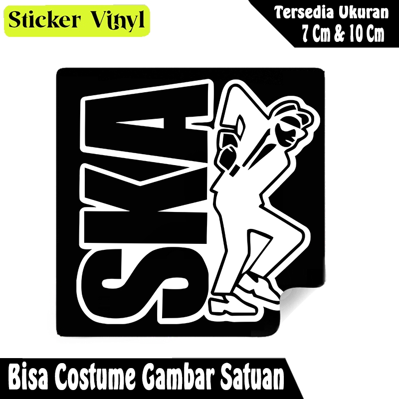 Jual Radit667 Stiker Sticker SKA Musik Logo Bahan Vinyl Tahan Air Bisa ...