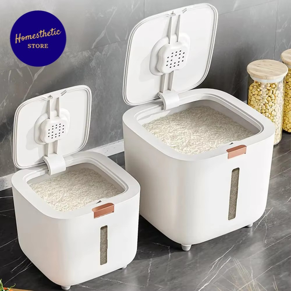 Jual Dispenser Beras Rice Box Tempat Penyimpanan Beras Makanan ...